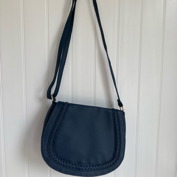 Rampage | Bags | Rampage Braided Detail Navy Crossbody Bag Nwt | Poshmark